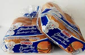 Bimbo Hamburger Buns, 8 ct (2 pack): Amazon.com: Grocery & Gourmet Food