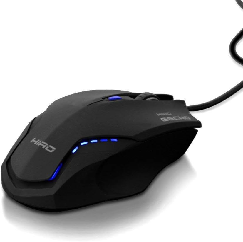 5 Button Illuminated Optical Mouse for HIRO Gecko 600-2400Dpi – BigaMart