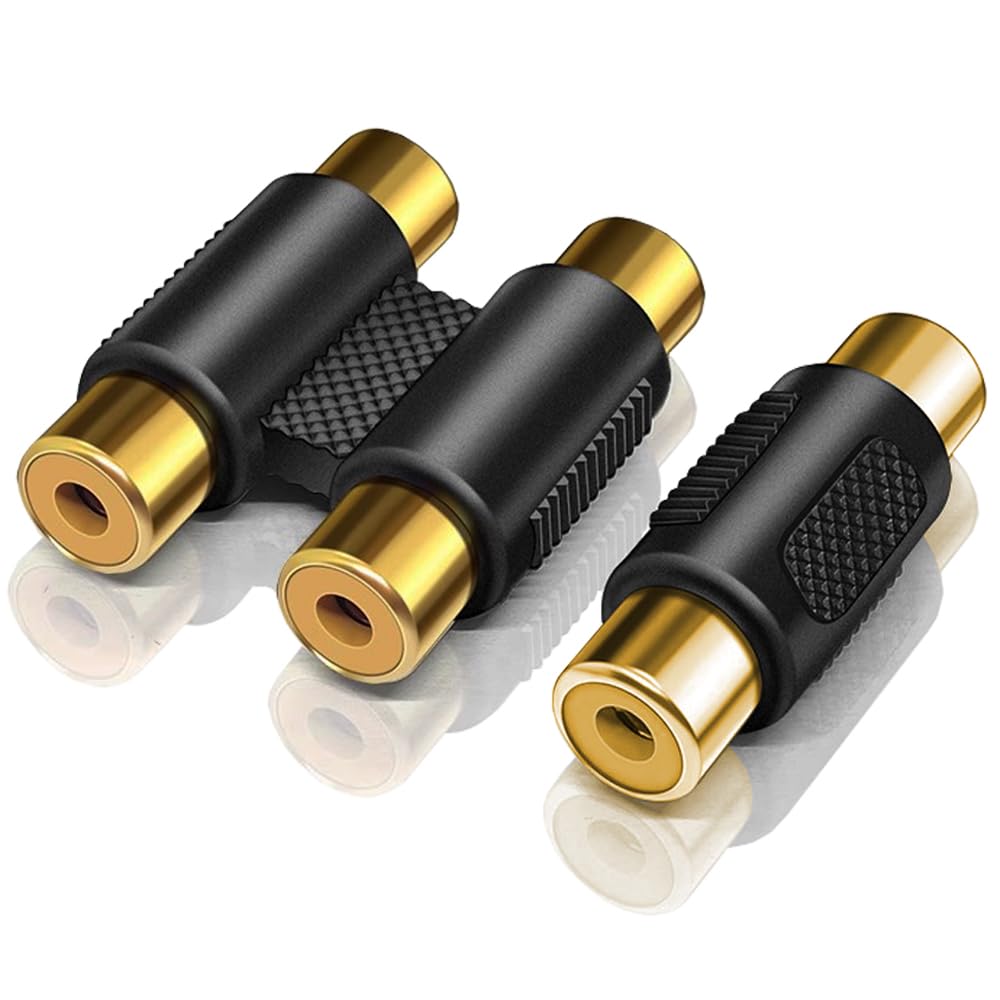 Mua RCA Female to RCA Female Relay Adapter Converter Cable Extension 2 ...