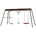 Amazon.com: VULY 360 Pro Max Large 3 Bay - Backyard Metal Swing Set ...