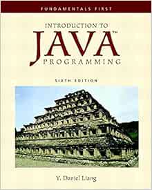 Introduction to Java Programming: Liang, Y Daniel: 9780131790223 ...