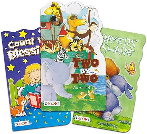 Bendon Publishing Bible Story Board Book Set for Kids Toddlers -- Bundle of 3 Deluxe Illustrated ...