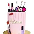 Amazon.com: Makeup Cake Topper for Make Up Theme Cake Decor : Grocery ...