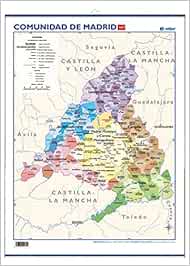 Comunidad de Madrid, político: Mapas Mini-murales () : Edigol Ediciones ...