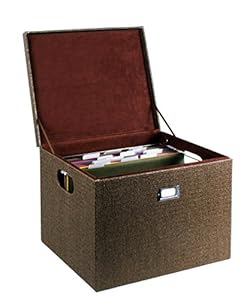 Amazon.com : G.U.S. Decorative Office File and Portable Storage Box For ...