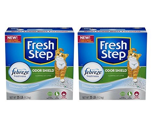 Fresh Step Odor Shield with Febreze Freshness, Clumping