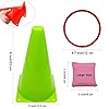 3 in 1 Carnival Games Set, Soft Plastic Cones Cornhole Bean Bags Ring Toss Games for Carnival ...