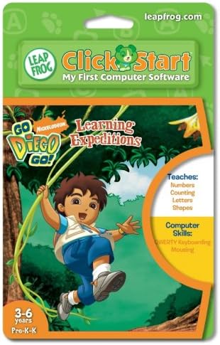 LeapFrog ClickStart Game: Go Diego Go! Learning Expeditions: Amazon.co ...