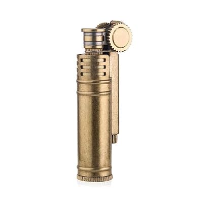 Buy Kerosene Oil Lighter,Solid Brass Antique Style Flint Wheel Oil ...