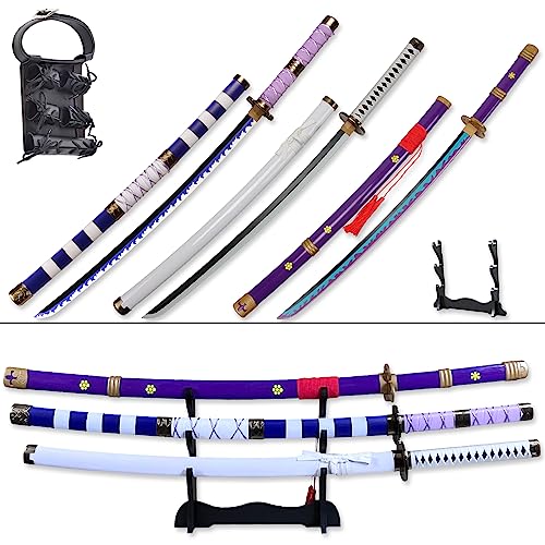 Roronoa Zoro 3 Piece Set Swords,Ni Dai Kitetsu,Enma,Wado Ichimonji,with ...