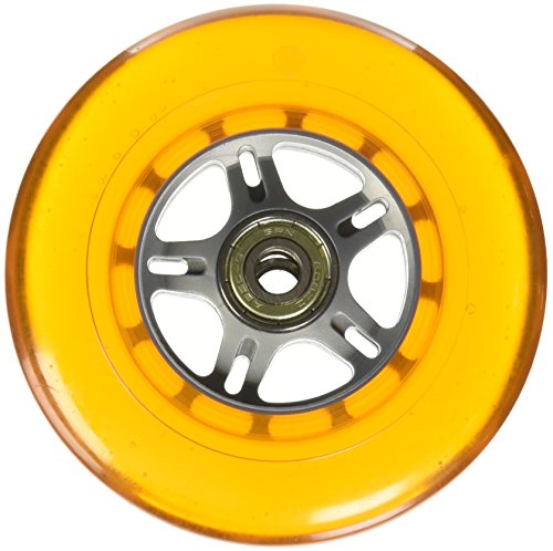 Curb Dog Scooter Wheels Orange 100mm with Sealed Cartridge Bearings