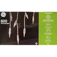 Amazon.com: GE 300 Icicle-Style String-A-Long Clear Lights, Indoor or ...