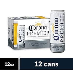 Corona Premier, 12 pk, 12 oz cans, 4.0% ABV: Amazon.com: Grocery ...
