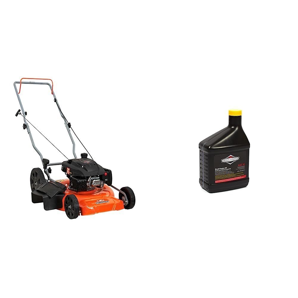 Mua 21 in. 170cc 2-in-1 Gas Walk Behind Push Lawn Mower with High Rear ...