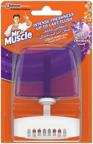 Mr. Muscle Lavender Liquid Rim Block Toilet Freshener, Intense ...