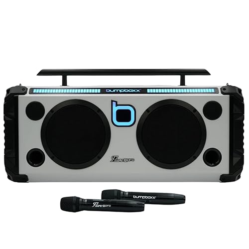 Bumpboxx Bluetooth Portable Speaker Boombox Flare8 Pro White | Retro ...