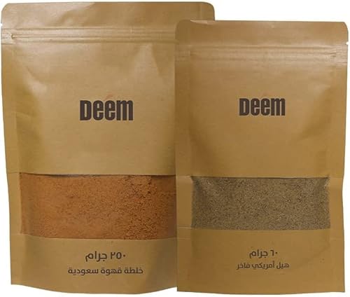 Deem Premium Blend Saudi Coffee 250 g + Cardamom 60 g price in Saudi ...