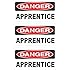 Amazon.com: danger apprentice, I Make Decals™, 3 pack, funny, humor ...