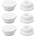 6pcs Rubber Sink Spillover Covers, Silicone Bathroom Sink Spillover ...