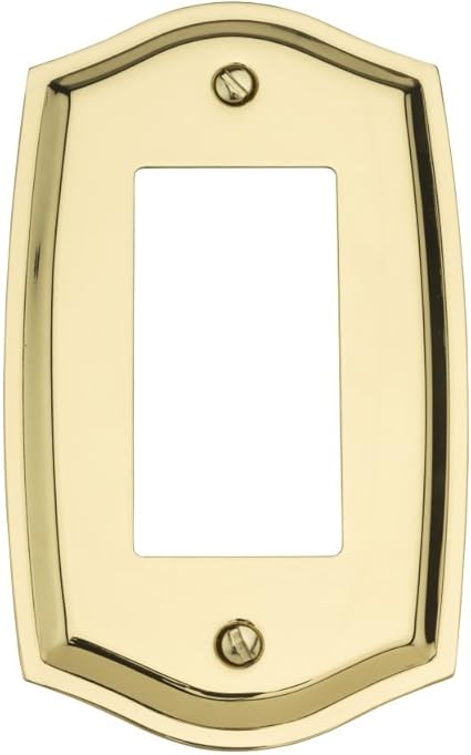 Baldwin 4785.030.CD Colonial Design Single GFCI Switch Plate, Polished ...
