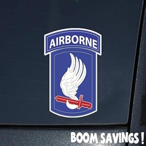 Amazon.com: US Army 173rd Airborne Brigade SSI 6" Decal Sticker: Automotive