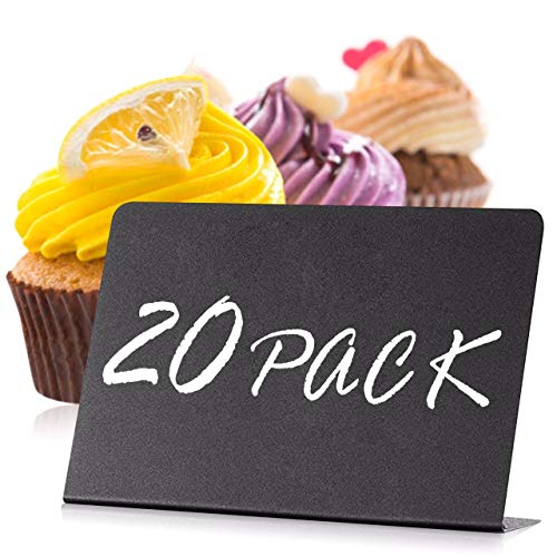 Mini Chalkboard Signs for Food 20 Pack - Small Chalkboard Food Signs ...