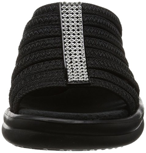 Skechers Cali Women's Rumblers Hot Shot Wedge Sandal,black,7 M US ...