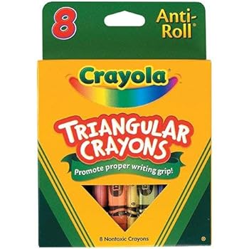 Amazon.com: Crayola Products - Crayola - Triangular Crayons, Assorted ...