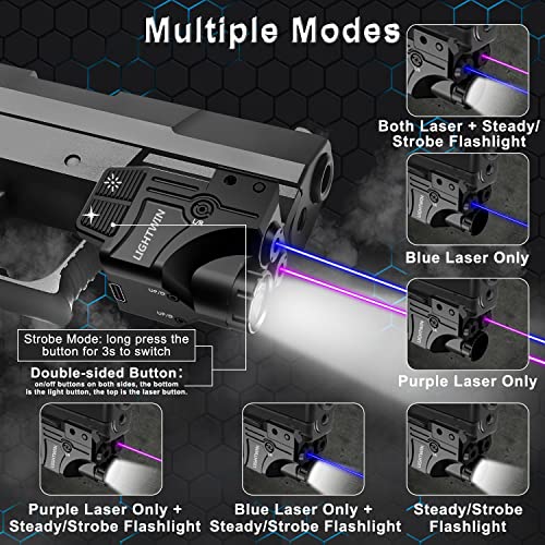 Purple Laser Beam Glock 17