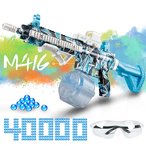 LASERMAG Gel Ball Blaster Toy Gun, Rechargeable Automatic Splatter Ball ...