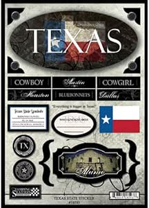 Amazon.com: Scrapbook Customs - United States Collection - Texas ...
