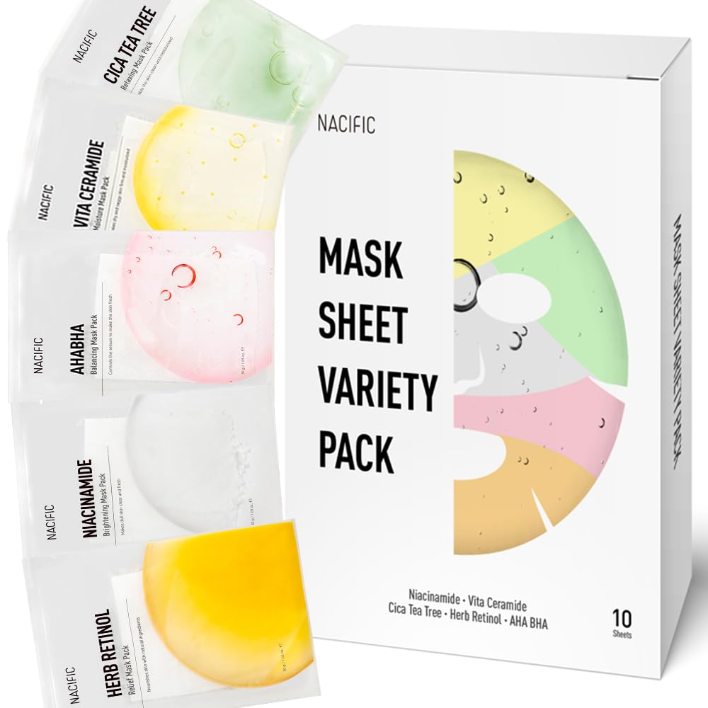 Mua NACIFIC Premium 10-Sheet Facial Mask Variety Pack for Ultimate Skin ...