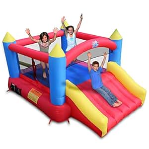 ACTION AIR Bounce House, Inflatable Bouncer with Air Blower, Jumping ...