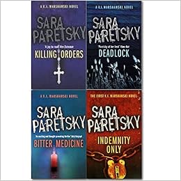 Sara Paretsky V.I. Warshawski Novel Collection 4 Books Set, (Deadlock ...