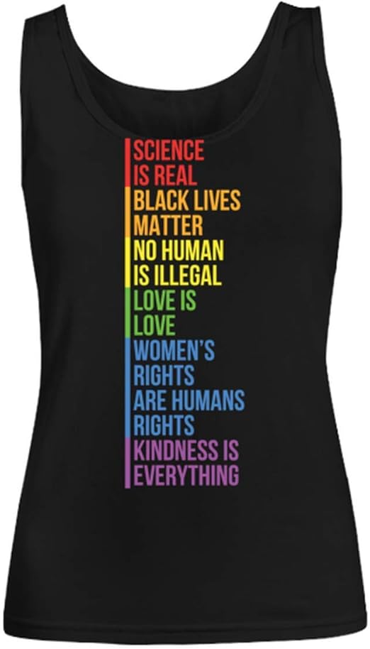 Amazon.com: Science is Real Black Lives Matter,Love is Love BLM Black ...