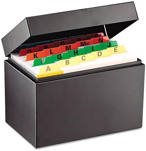 Amazon.com : CABINET, CARD FILE, 4X6, BK : Office Products