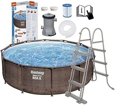 Bestway Steel Pro Max 12' X 39.5/3.66M X 1.00M Pool Set price in Saudi ...
