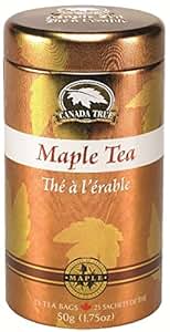 Canada True Premium Maple Tea (25 Bags) 100% Natural, Product of Canada ...
