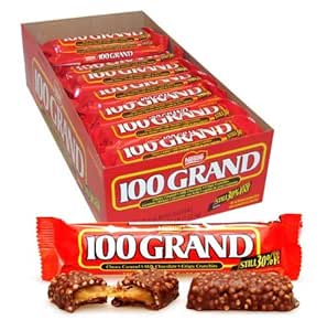 Amazon.com : Nestle 100 GRAND (12 Pack) : Candy And Chocolate Bars ...