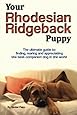 The Rhodesian Ridgeback Today: Stig G. Carlson: 9781582450391: Amazon ...