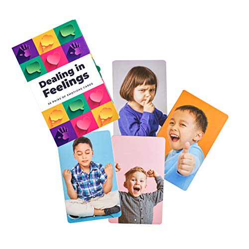 Dealing in Feelings Emotions Cards - emotion flash cards for social ...