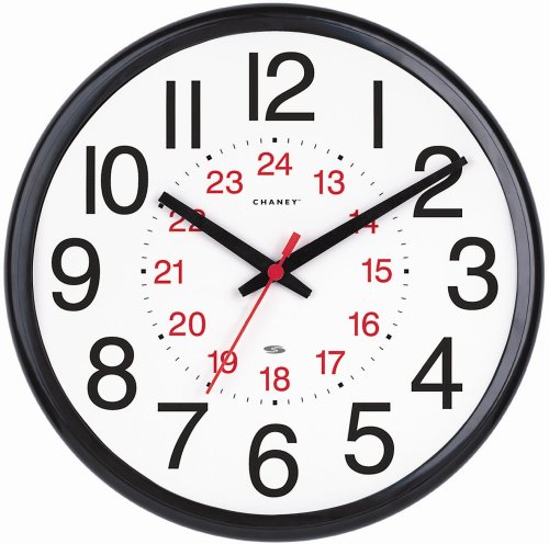 Amazon.com: Chaney Instruments 14-Inch Wall Clock with Set & Forget ...
