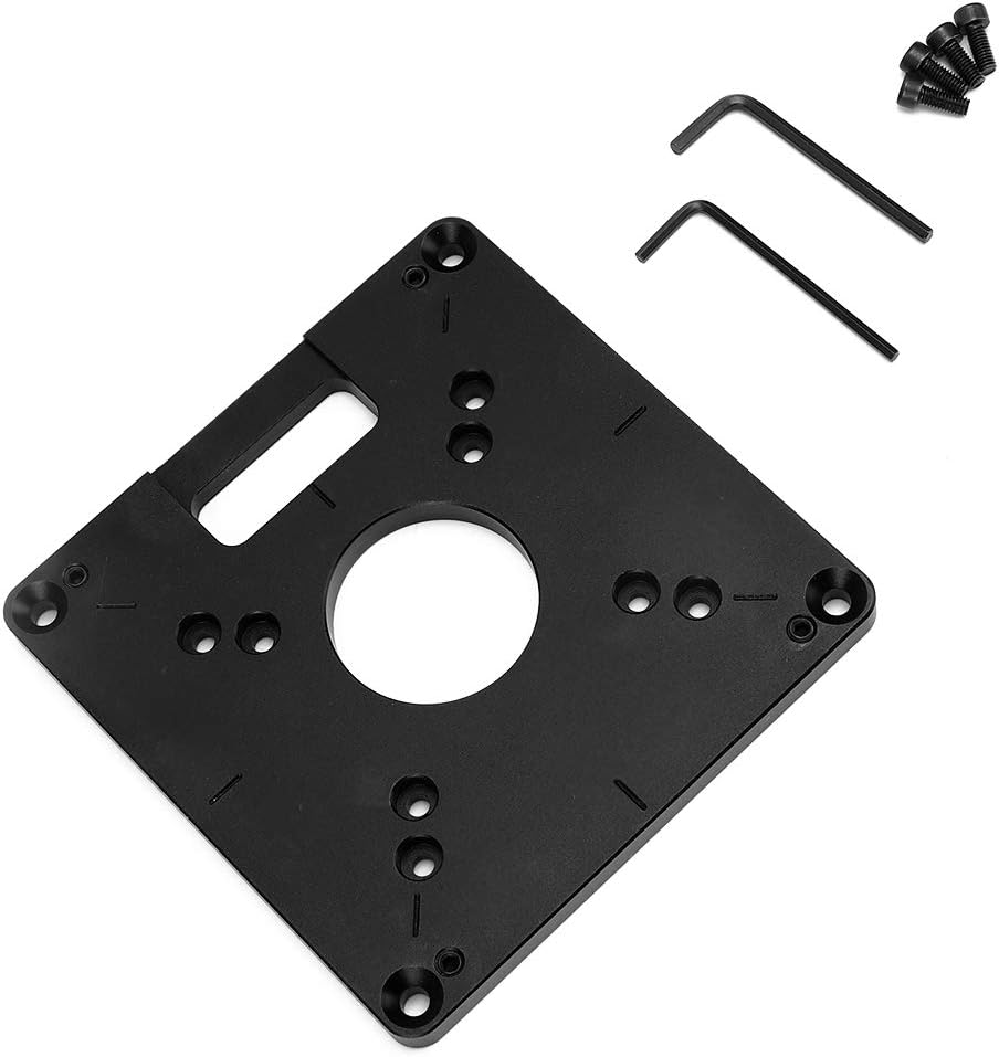 Router Base Plate, Milling Flip Board Woodworking Trimming Machine Base ...