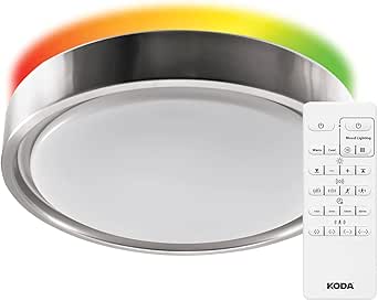 Koda 14" LED Ceiling Light with Mood Lighting and Motion Sensor ...