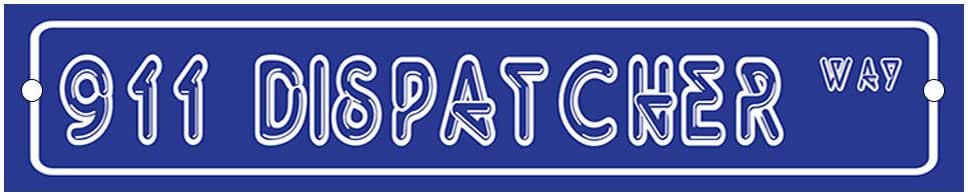 Amazon.com: 911 Dispatcher Way Novelty Funny Street Sign DECAL Sticker ...