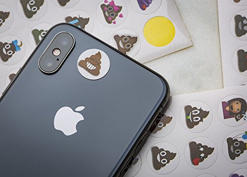 Poop Emoji Sticker Sheet Party Favor 24 Pack (576 Stickers), Poo Set ...