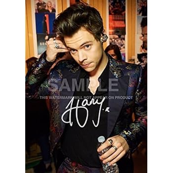 Amazon.com: (11.7 X 8.3) One Direction 1D Harry Styles Signed (Pre ...