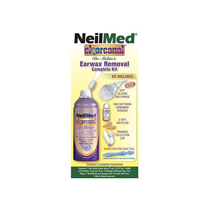 NeilMed Clearcanal Ear Wax Removal Complete Kit 2.5oz (75mL)