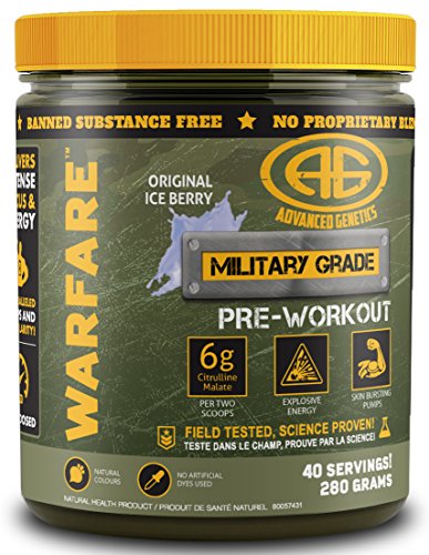 Buy Advanced Genetics Warfare - Pre-Workout Powder - Citrulline Malate ...