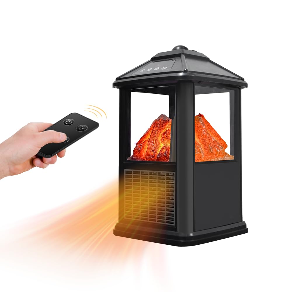 Mini Small Indoor Electric Fireplaces Lanterns Space Heaters Stove 3D ...
